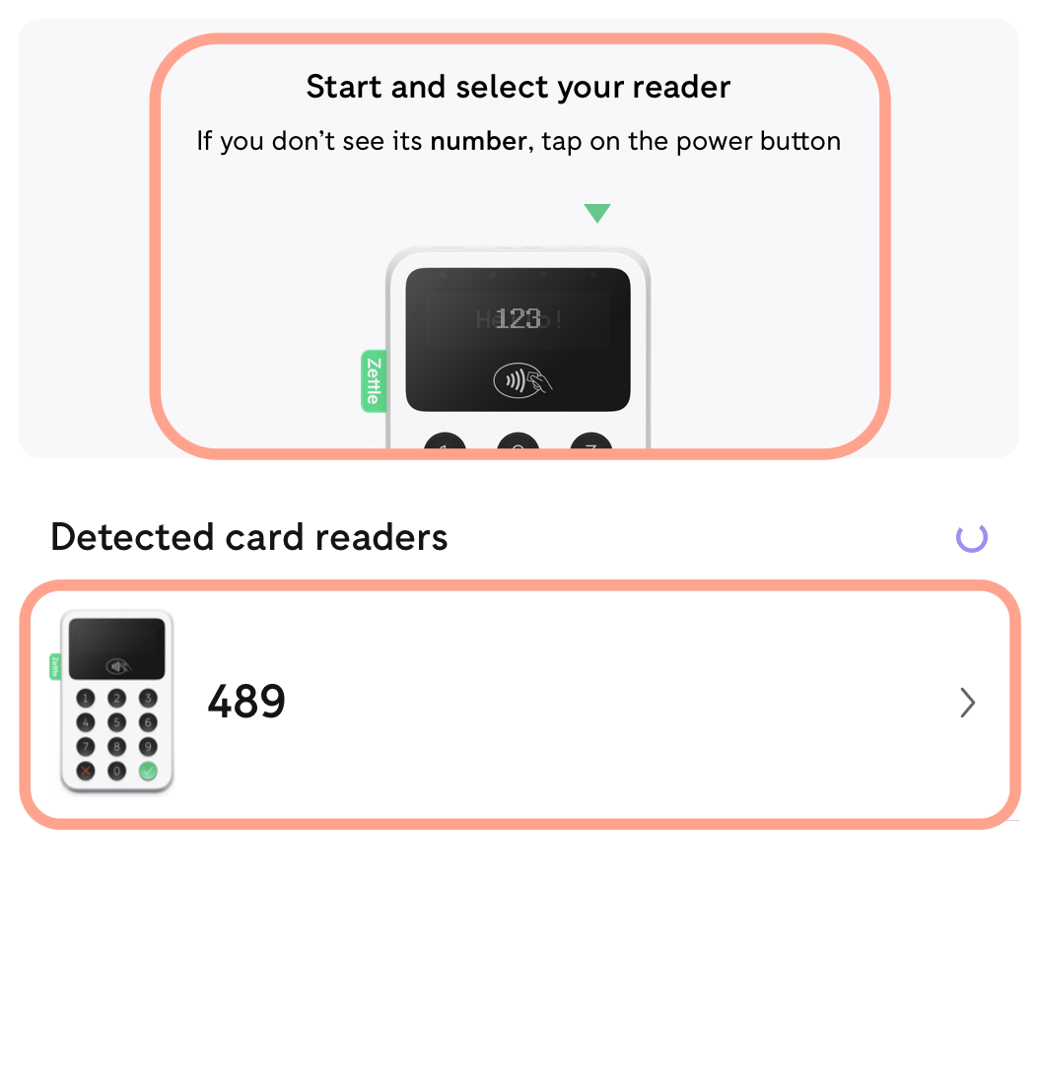 Intergration with Zettle Reader 2